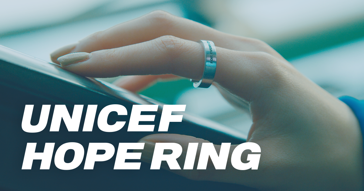 유니세프 호프링 캠페인 | UNICEF HOPE RING